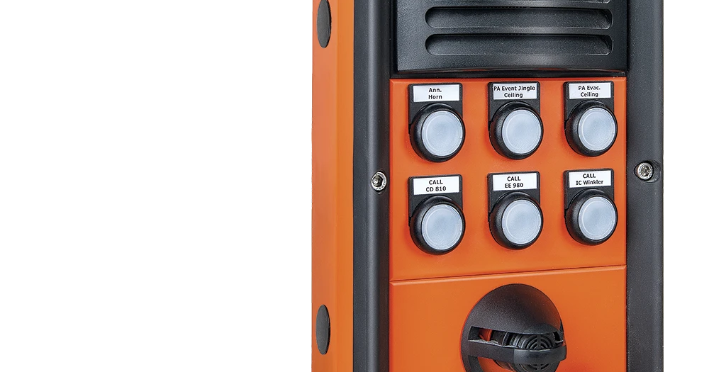 EE 8000 Industrie-Sprechstellen – Robust und Beständig | COMMEND