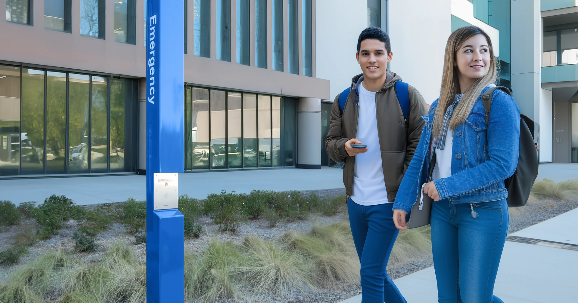 Blue Light Emergency Towers - COMMEND