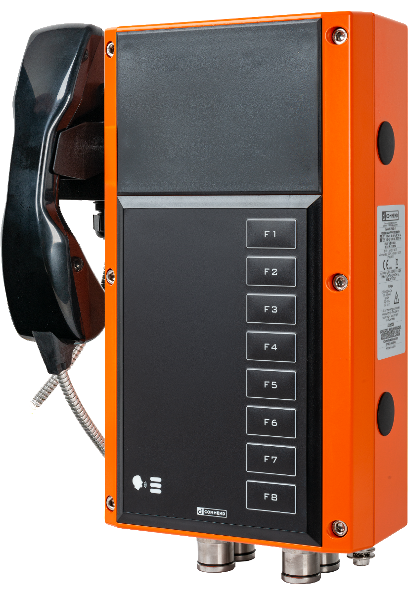 COMMEND - EX 7008D 2 AC H - Digital Intercom stations for explosive ...